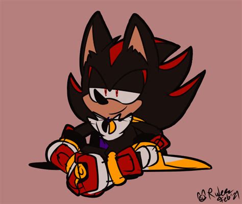 8073 Safe Artistnerdypiratez Shadow The Hedgehog Chest Fluff