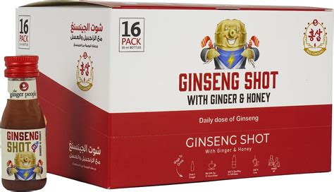 Buy The Ginger People Ginseng Shot With Ginger Honey 30 Ml Pack Of