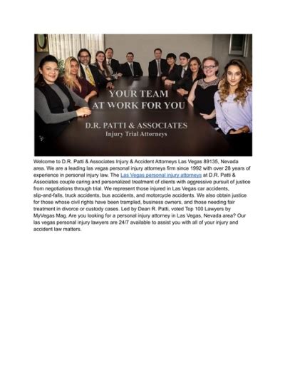 Dr Patti And Associates Injury And Accident Attorneys Las Vegas