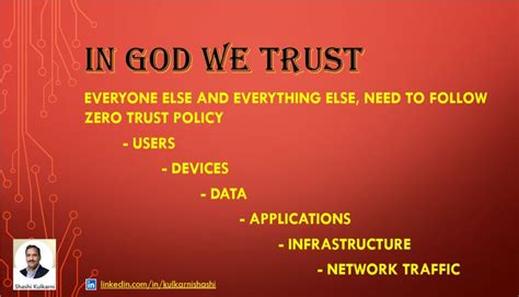 Shashi Kulkarni On Linkedin Zerotrust Zerotrustsecurity Security Informationsecurity Trust