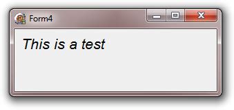 Changing The Font Of A Delphi TLabel To Italic Chops Off The Tail Why Stack Overflow