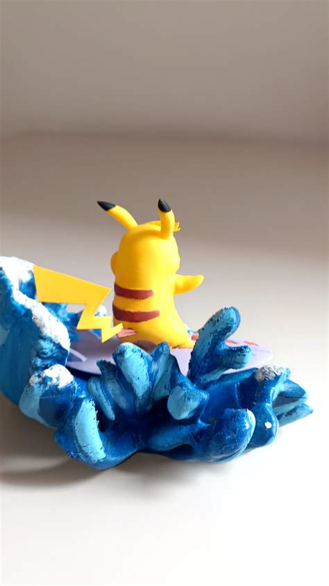3d Printing Surfing Pikachu • Made With Creality Ender 3・cults