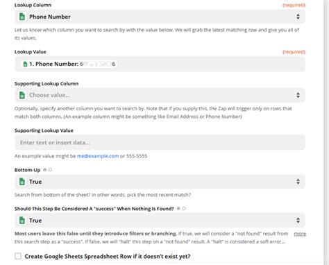 Google Sheet Lookup Continue If Lookup Field Does Not Match With