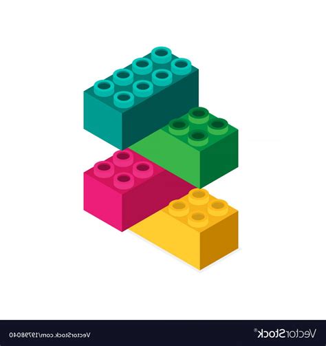 Toy Blocks Vector At Collection Of Toy Blocks Vector