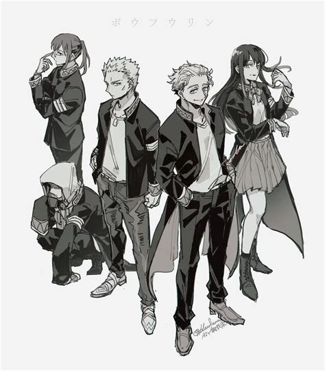 Umemiya Hajime Touma Hiragi Tsubakino Tasuku Momose Takumi And