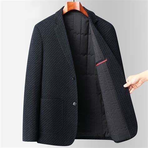 米蘭精品 西裝外套休閒西服 保暖加厚西服男外套2色74ie21 西裝外套 Yahoo奇摩購物中心