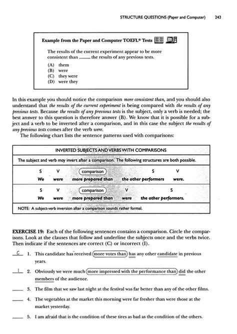 Materi Structure And Written Expression Toefl And Key Answer Deborah