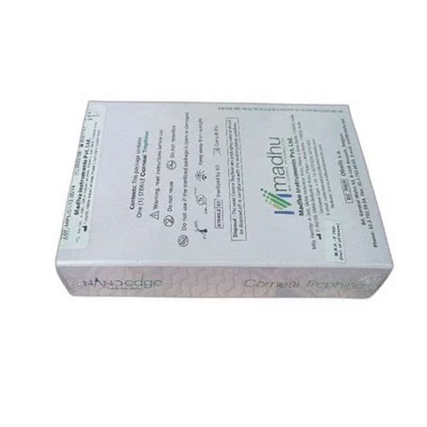 holding instruments fiber disposable corneal trephine material grade