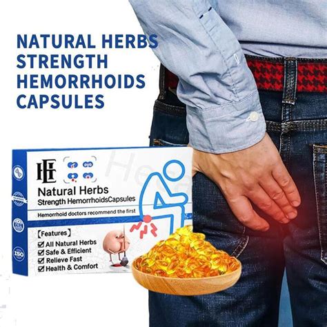 7pcsbox Chinese Herbal Medical Hemorrhoid Capsules Relieve Hemorrhoid