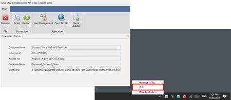 How To Install Configure Web API Smart Acc E Knowledge Base