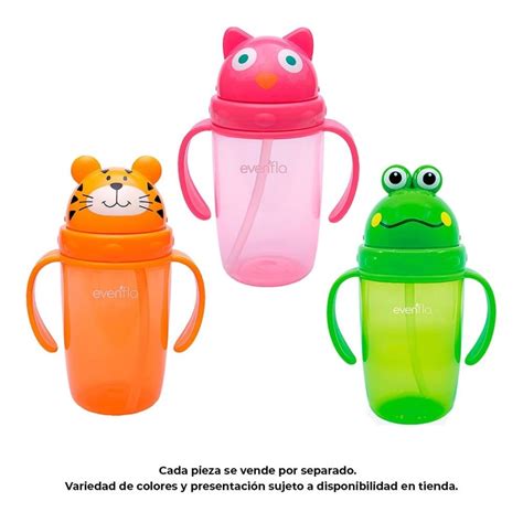 Vaso Entrenador Evenflo Popote Divertido 11 Oz Varios Modelos 1 Pieza