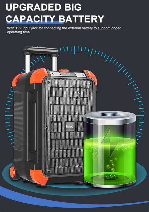 Classical Bluetooth Trolley Speaker Inch Big Trolley Speaker Stable