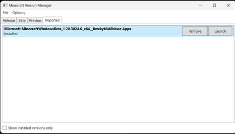 Failed To Launch Minecraft Preview Using Appx File · Issue 270
