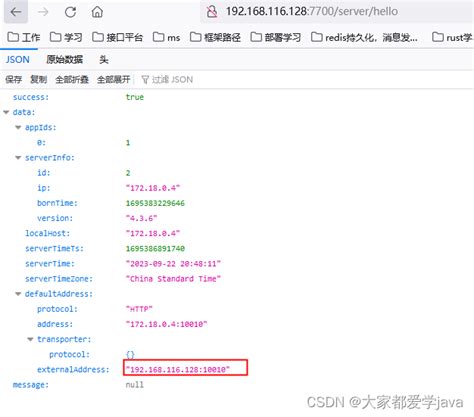 使用docker容器部署powerjob Server，发现powerjob Server读取的ip地址不正确。导致我的worker无法注册