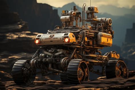 Premium Ai Image Robots Explore Distant Planets And Probe The Deep Space Generative Ia