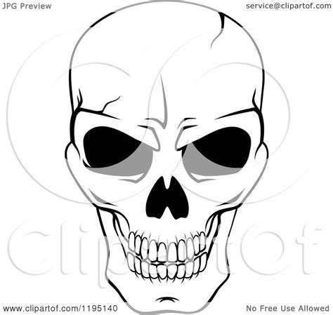 Cracked Skull Drawing Free Download On Clipartmag