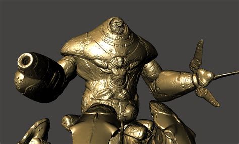 The Makron Quake 4 Modular Ultra High Detailed Stl 3d Model 3d Model 3d