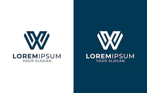 Premium Vector Wm Initial Logo Design