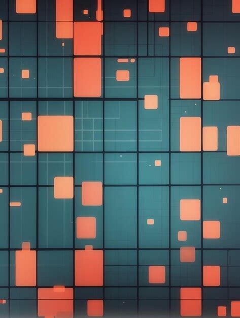Premium Ai Image Gray Glossy Mosaic Tile Texture Grid Wallpaper
