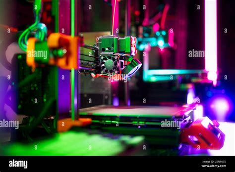 3d Printer Factory Line Home Workshop Production Colorful Light Craft