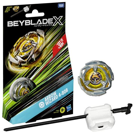 Beyblade X Arrow Wizard 4 80b Kit Inicial Com Pião E Lançador Amazon
