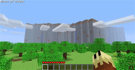 Generated A World With A Huge Monolith Less Than 100 Blocks From World Spawn R