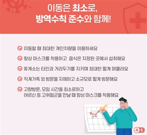 설 연휴 코로나 19 방역수칙 안내 김포밀알주간보호센터