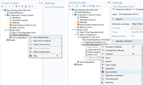 How To Add Stop Conditions To Solvers In Comsol Multiphysics® Comsol Blog