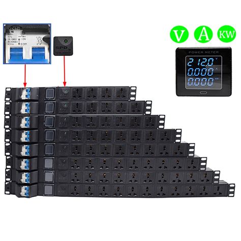 Power Distribution Unit Pdu Cabinet Multi Function Digital Display
