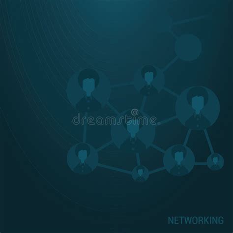Networking Background Vector Illustration Decorative Design Stock Vector Illustration Of