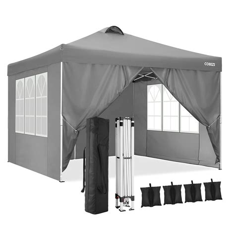 Buy Cobizi Gazebos 3x3m Waterproof Pop Up Gazebo With 4 Side Walls