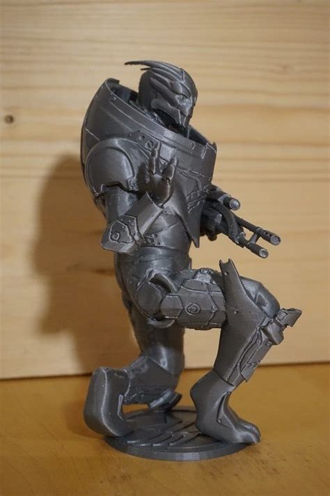 Mass Effect Garrus Vakarian Statue 3d Model 3d Printable Cgtrader