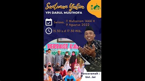 Santunan Yatim SDIP Darul Musthofa YouTube