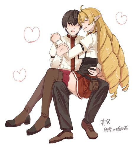 Elinalise Dragonroad And Cliff Grimoire Mushoku Tensei Drawn By