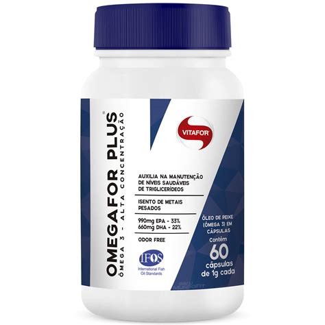 ÔMEGA FOR PLUS MG CÁPSULAS VITAFOR Plurifarma