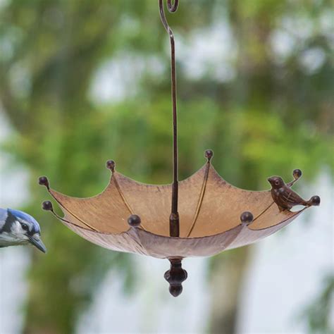 Duster Bird Umbrella Bird Feeder Outdoor Decorative Pendant Window