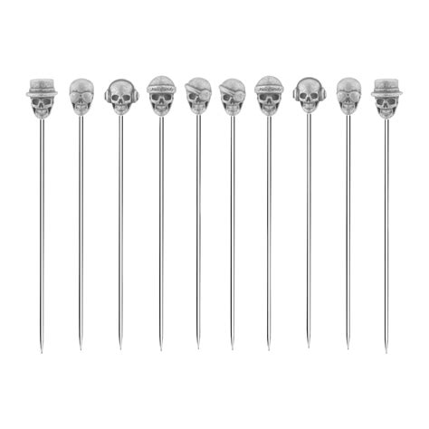 Wholesale Steel Cocktail Pick Molded Wine N Gear