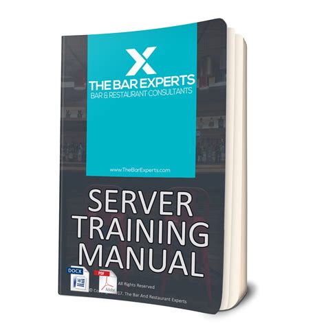 Server Training Manual By The Bar And Restaurant Experts