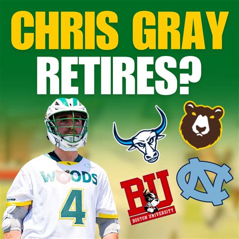 Chris Gray Retires Shocking End To A Promising Career Lacrosse All Stars