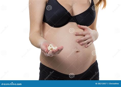Pregnancy And Medicines Stock Image Image Of Herbal 38212057