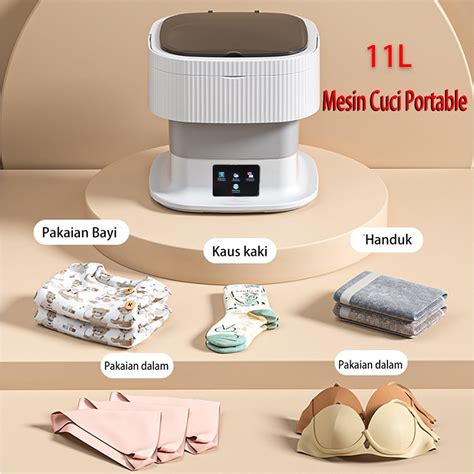 Jual Mesin Cuci Mini Portable 11l Mesin Cuci Lipat Otomatis Mesin Pengering Pakaian Sterilisasi