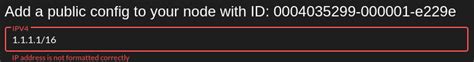 Ipv4 Input Validation · Issue 134 · Threefoldtecharchivetfgrid