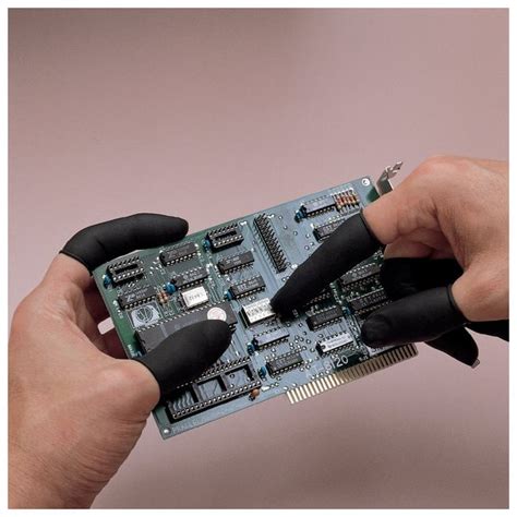 Honeywell North Static Dissipative Latex Finger Cotsgloves Glasses
