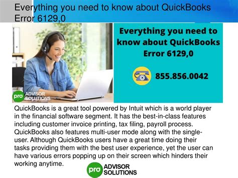 PPT Complete Tutorial To Fix QuickBooks Error 6129 0 PowerPoint Presentation ID 10760615