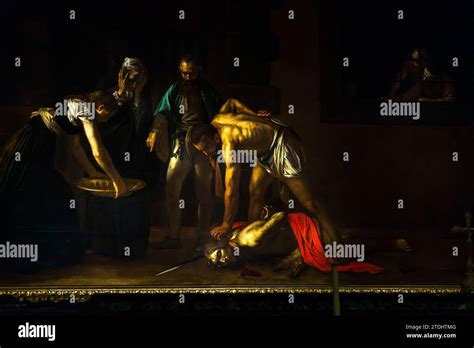 La Decapitación De Juan Bautista 1608 Por Caravaggio 1571 1610 En