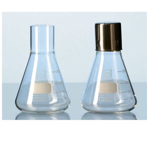 Jual Kultur Flask 300ml Erlenmeyer Sharpe Staight With Out Metal Caps