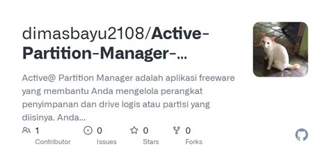 GitHub Dimasbayu Active Partition Manager Freeware Edition Portable Active Partition