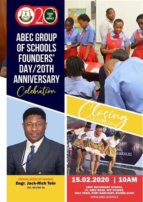 Abec Group Of Schools Celebrates 20 Years Of Quality Education