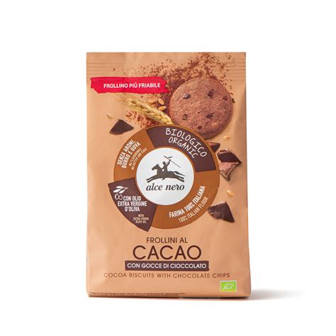 Alce Nero Bio Kakaokekse mit Schokotropfen 12 x 250g online kaufen