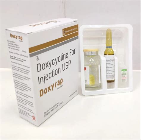 Doxycycline Injection USP Packaging Type Box At 562 9 Vial In Panchkula